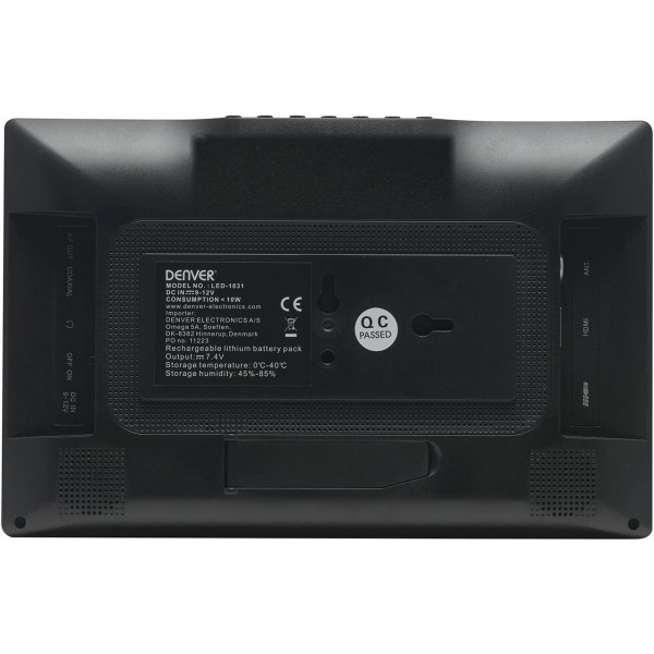 DENVER LED-1031 10" PORTÁTIL