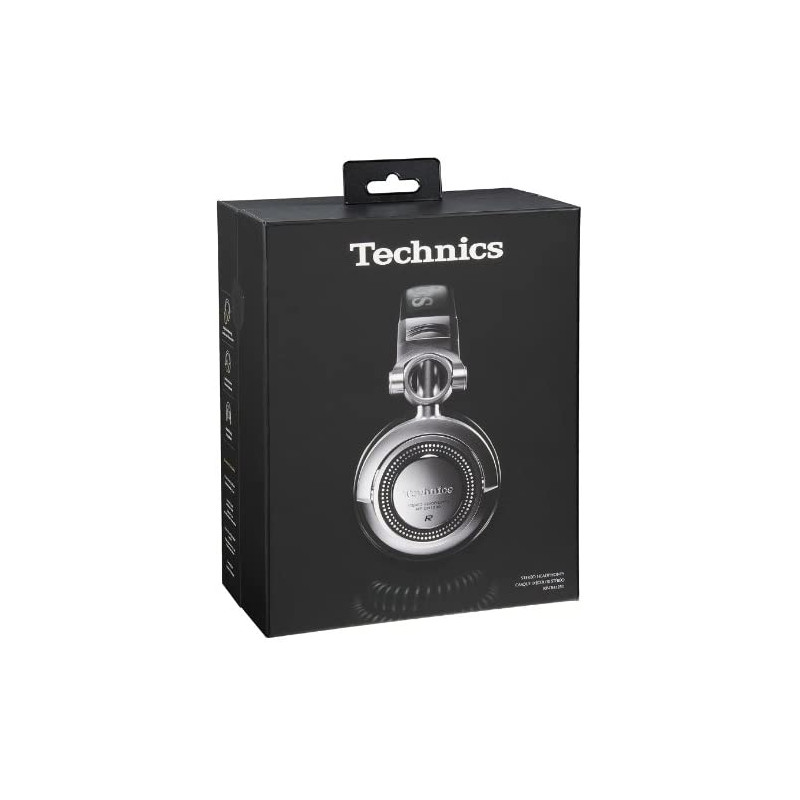 Panasonic DJ Technics Negro, Plata Diadema Auricular RP-DH1250