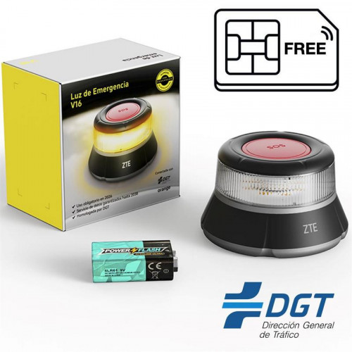 ZTE Baliza Emergencia V16 Conectada Homologada DGT