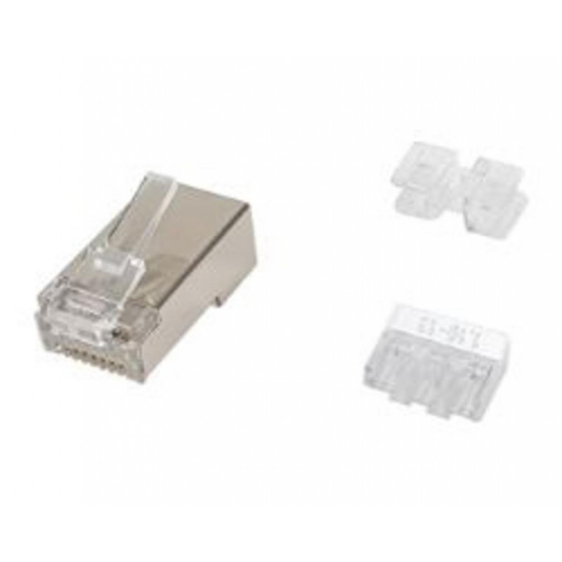 Conectores EQUIP RJ45 Cat.6a Apantallados (100 Unidades)